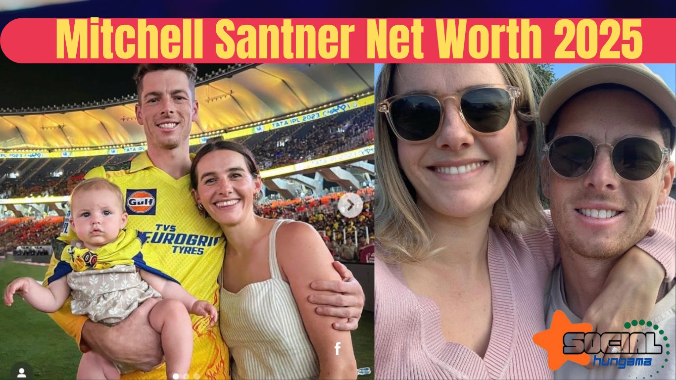 Newzealand Captain Mitchell Santner Net Worth 2025 - Social Hungama